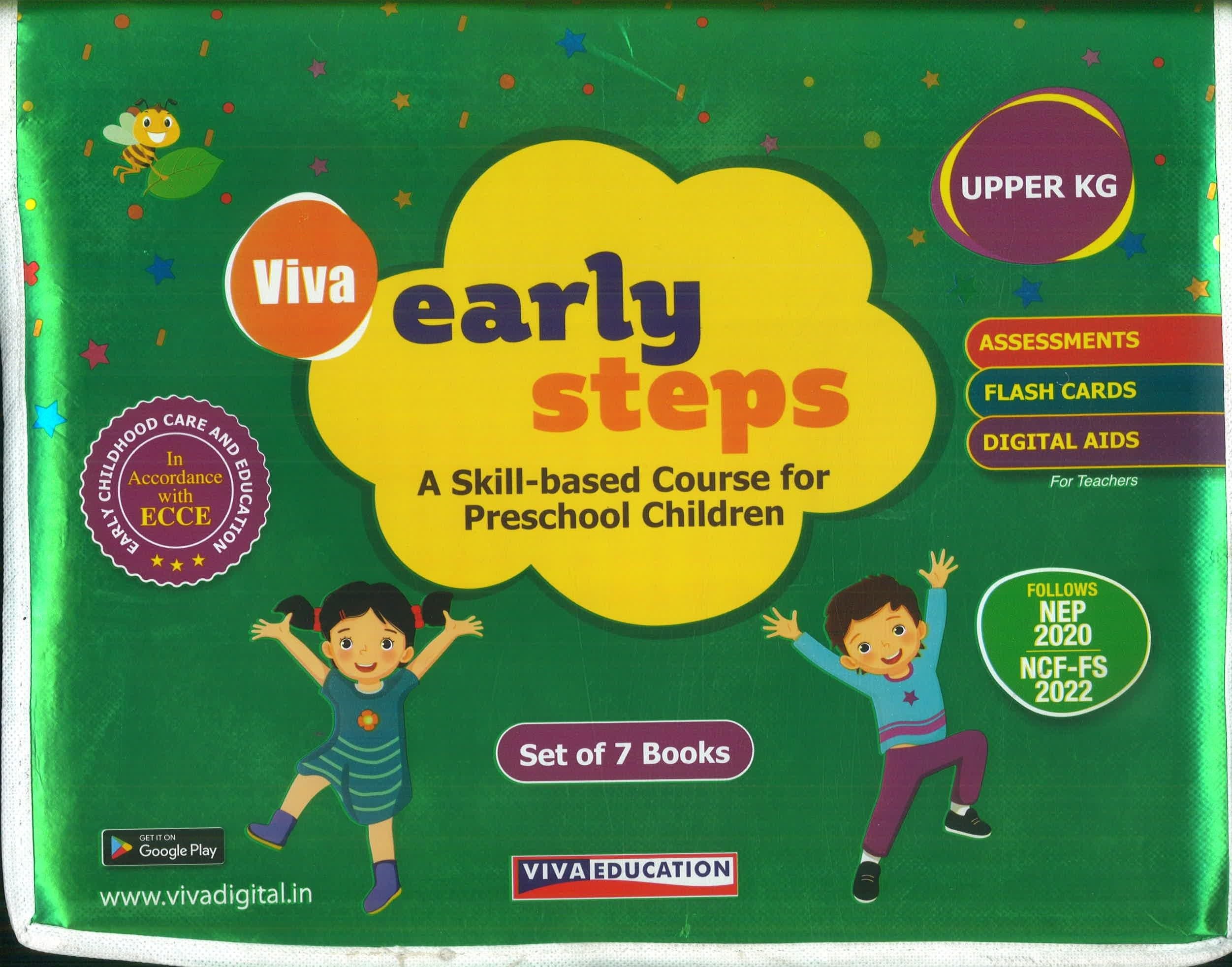 Amazon.in: Buy Viva Early Steps Preschool Kit For Upper KG Set of 7 ...