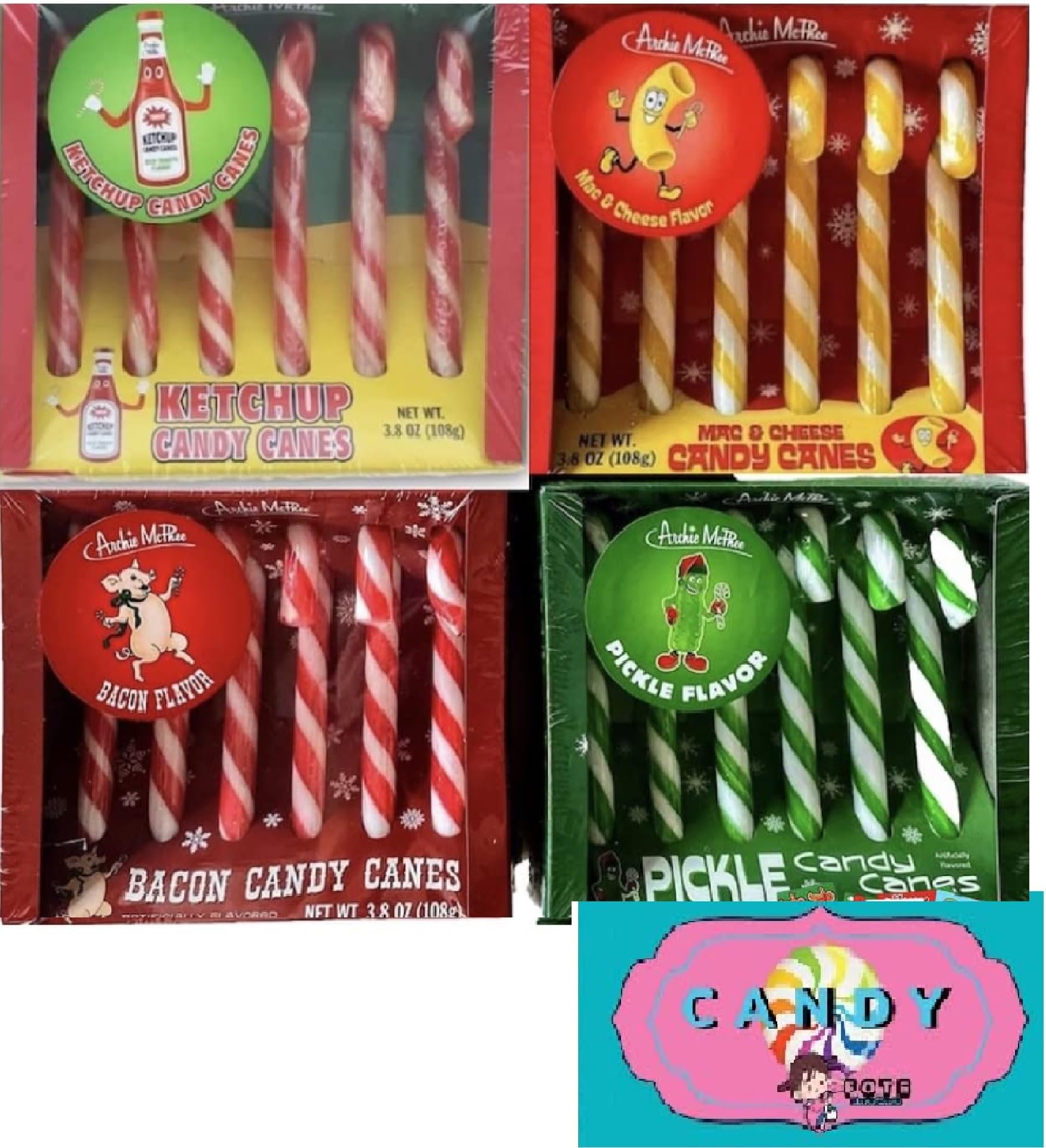 Amazon.com: Archie McPhee Dill Pickle, Mac and Cheese, Ketchup, and ...
