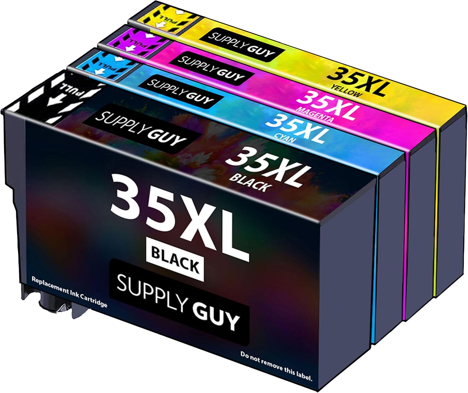 Supply Guy 4 Ink Cartridges compatible with Epson 35XL / 35 XL ...