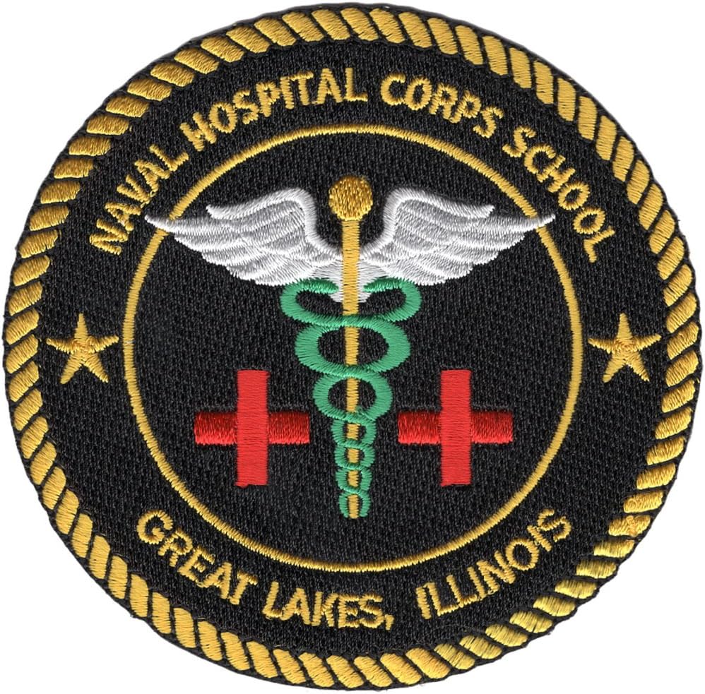 Amazon.com: U.S. Navy Hospital Corpsman HM Patch - Color - Veteran ...