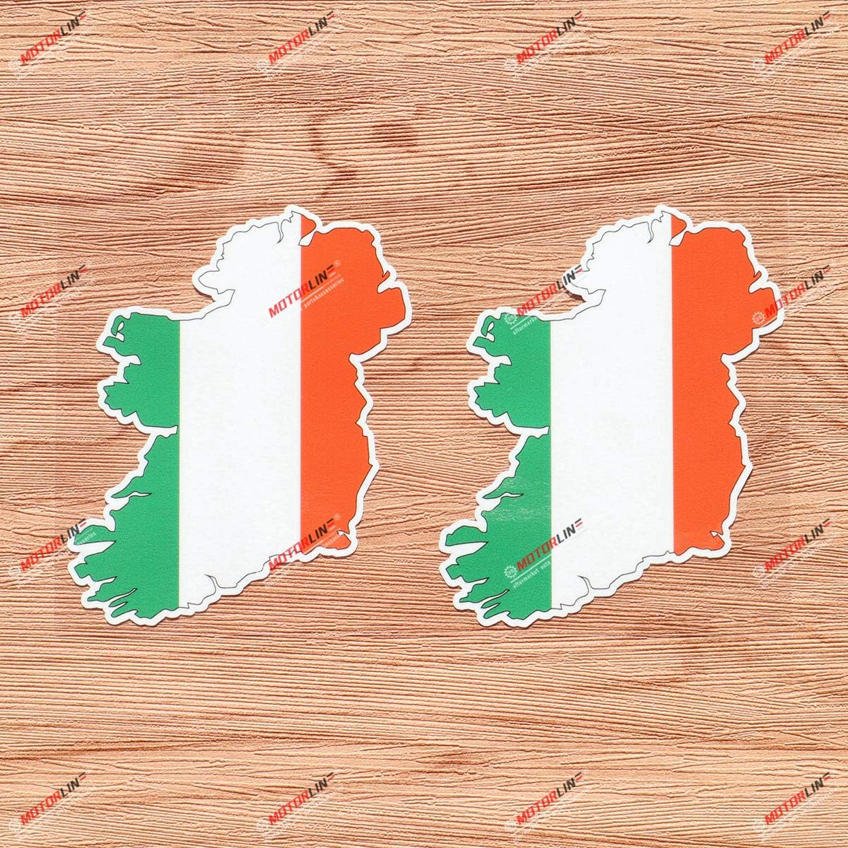 Amazon.com - Ireland Flag Country Map Pride - 3" Vinyl Sticker - for ...