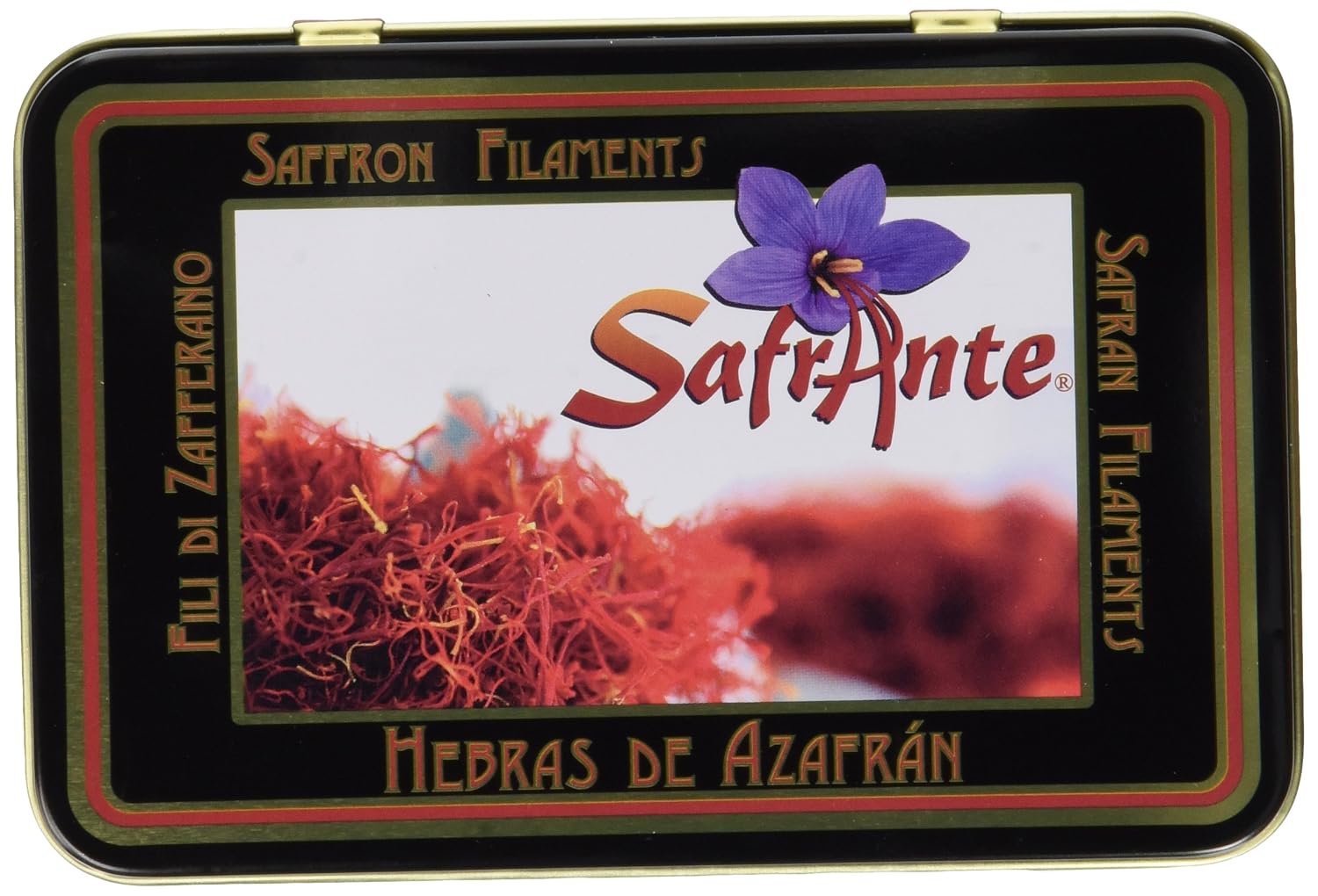 Amazon.com : Safrante Pure Spanish Saffron Tin, 1 Ounce (28.35 Grams ...
