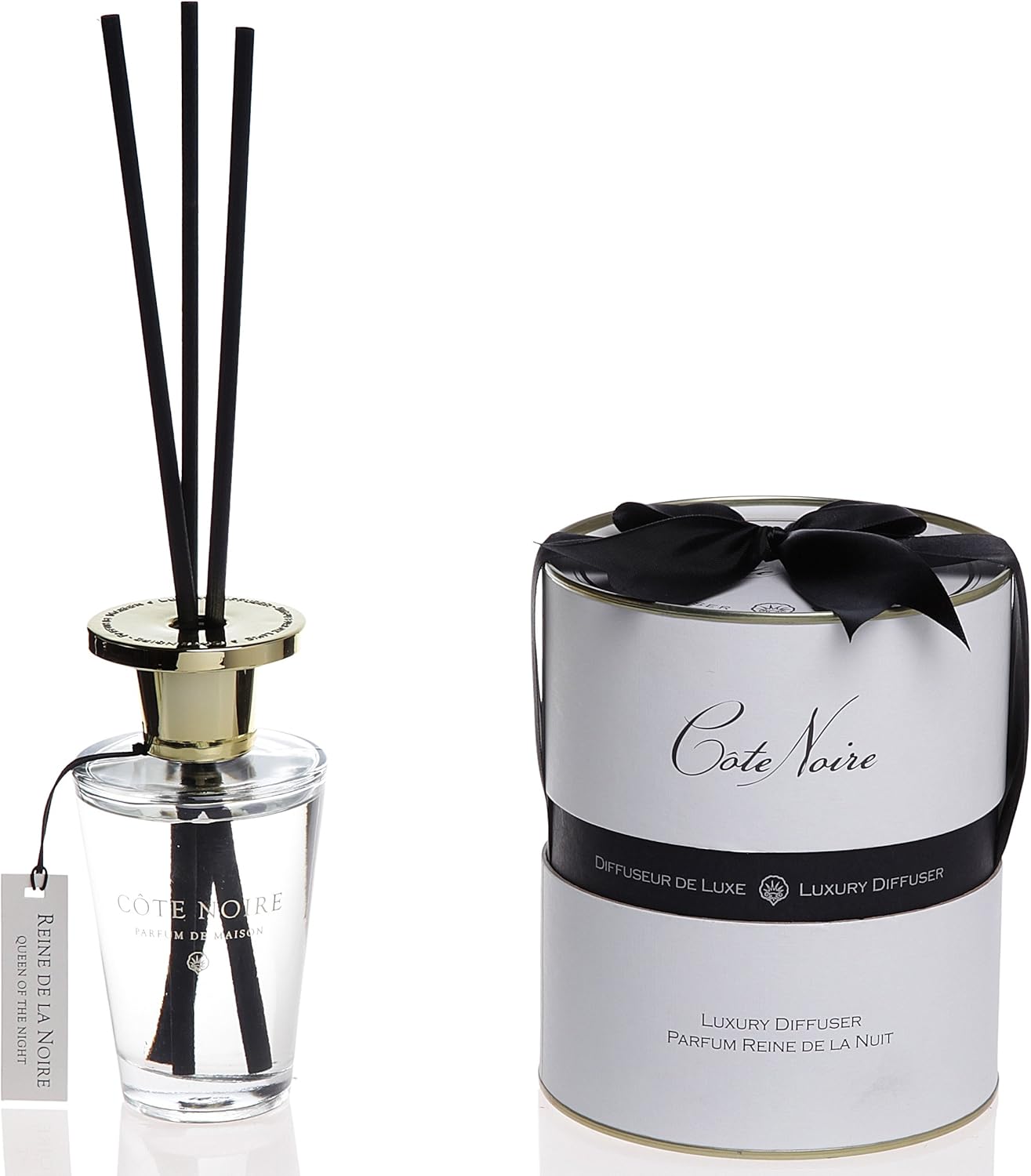 Amazon.com: Cote Noire Luxury Gold French Diffuser - Reine de la Nuit