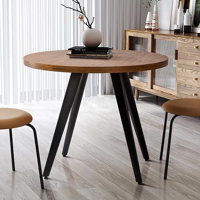 Amazon.com - Comfy to go Round Dining Table, Small Dining Table for 2 ...