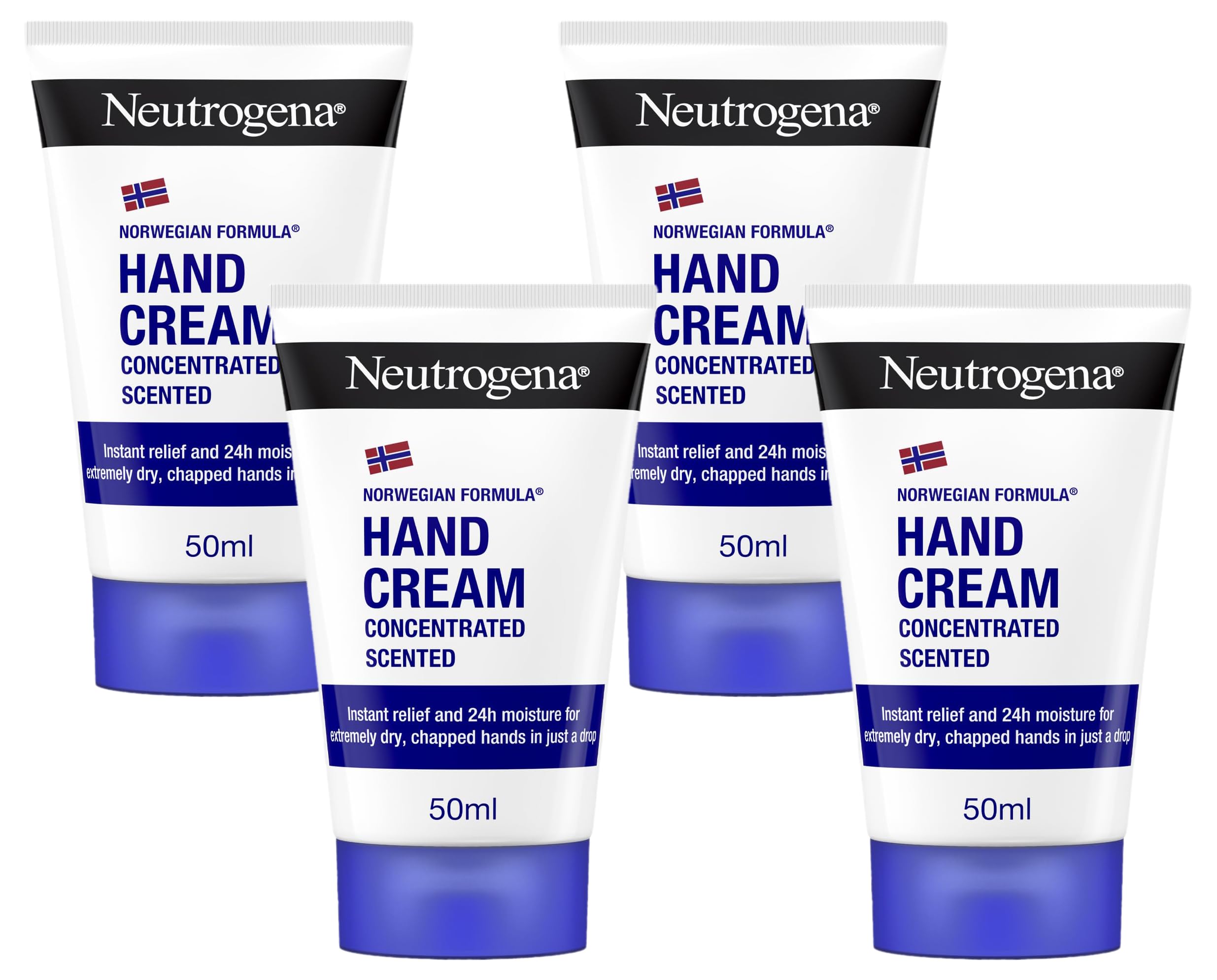 Neutrogena Norwegian Formula Hand Cream, Parfum, 50 ml (Pack of 4 ...