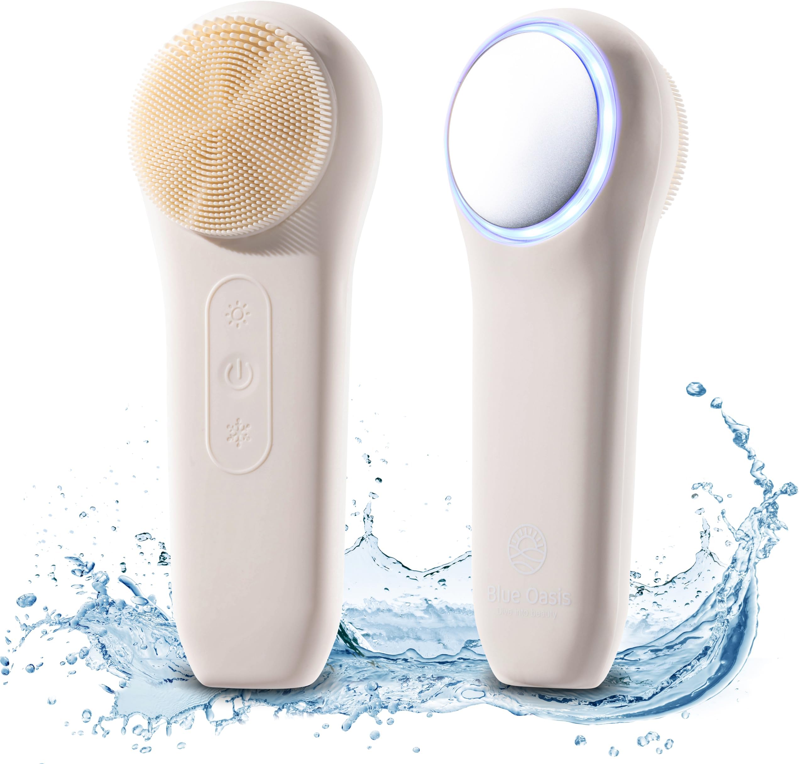 Amazon.com: Facial Cleansing Brush, Rechargeable Electric Face Scrubber ...