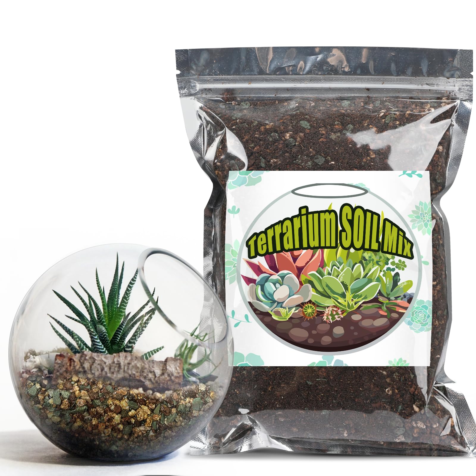 Amazon.com : Doter Terrarium Potting Soil Mix 1qt, Custom Made for ...