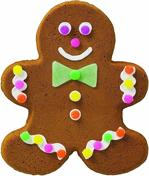 Amazon.com: Wilton Nonstick Giant Gingerbread Boy Cookie Pan: Novelty ...