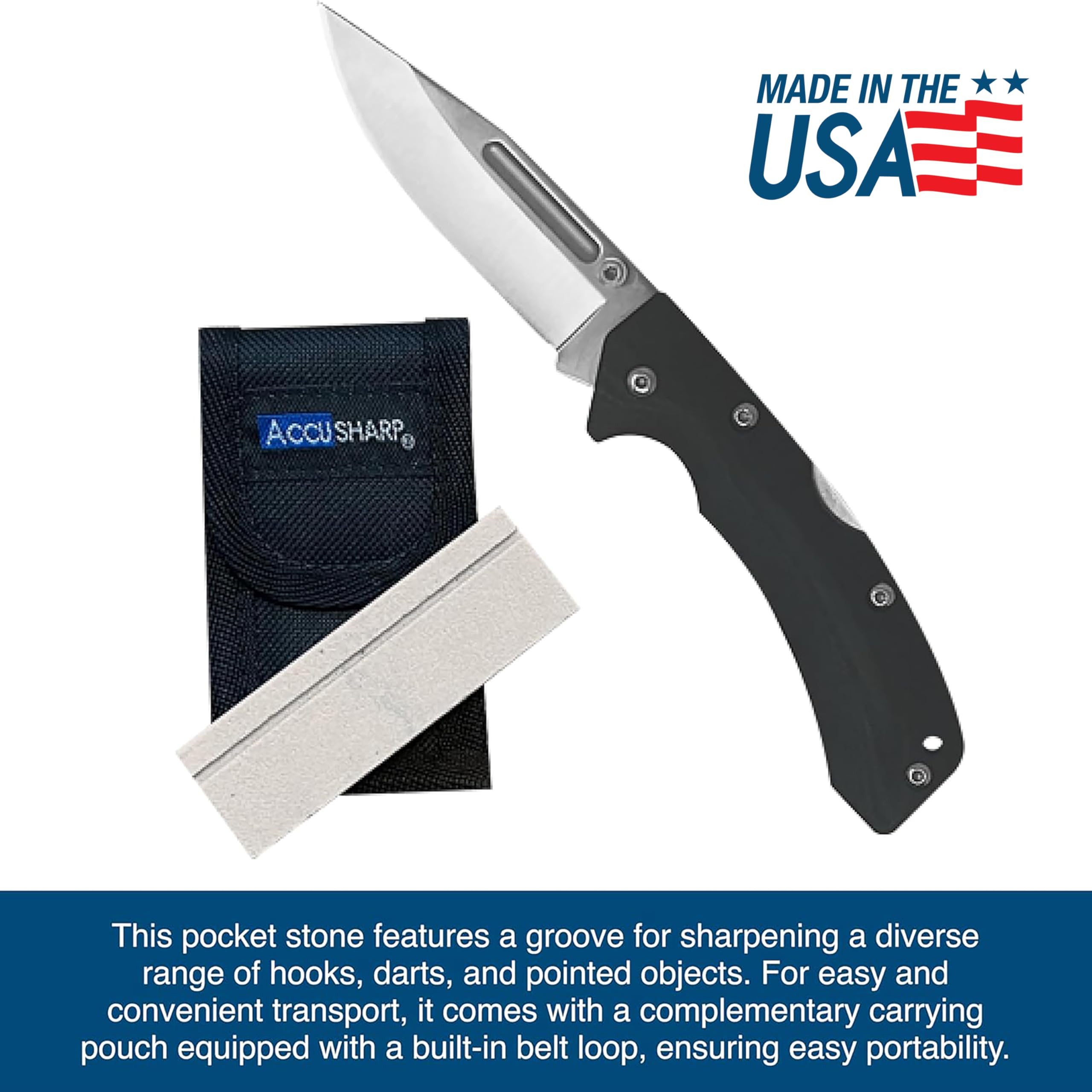Snapklik.com : AccuSharp Pocket Stone Sharpener