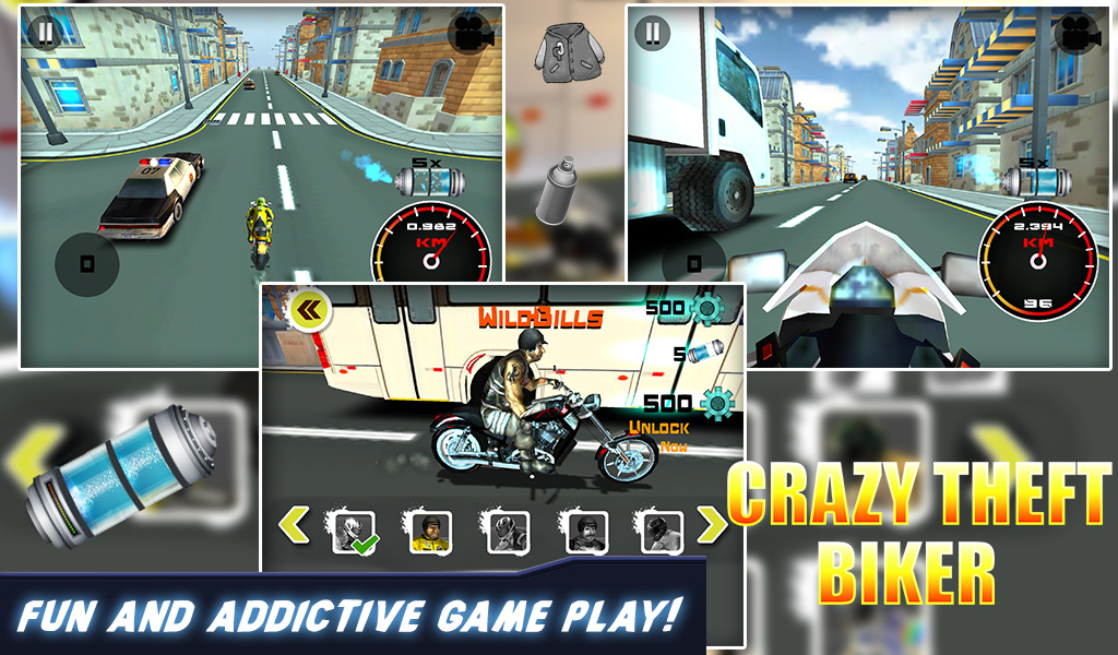 Crazy Theft Biker - App on Amazon Appstore