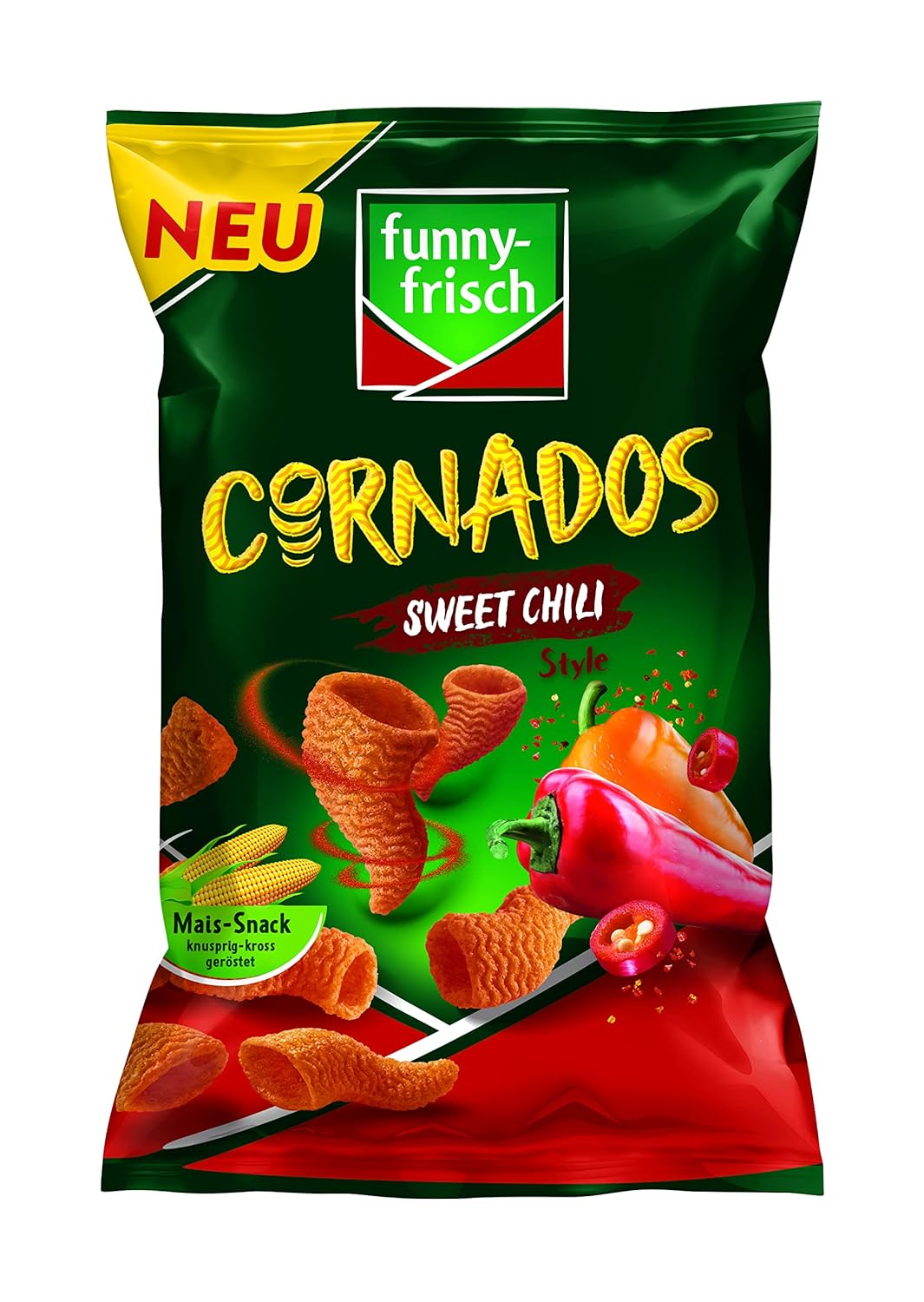 funny-frisch Cornados Sweet Chili, 16er Pack (16 x 80 g) : Amazon.de ...