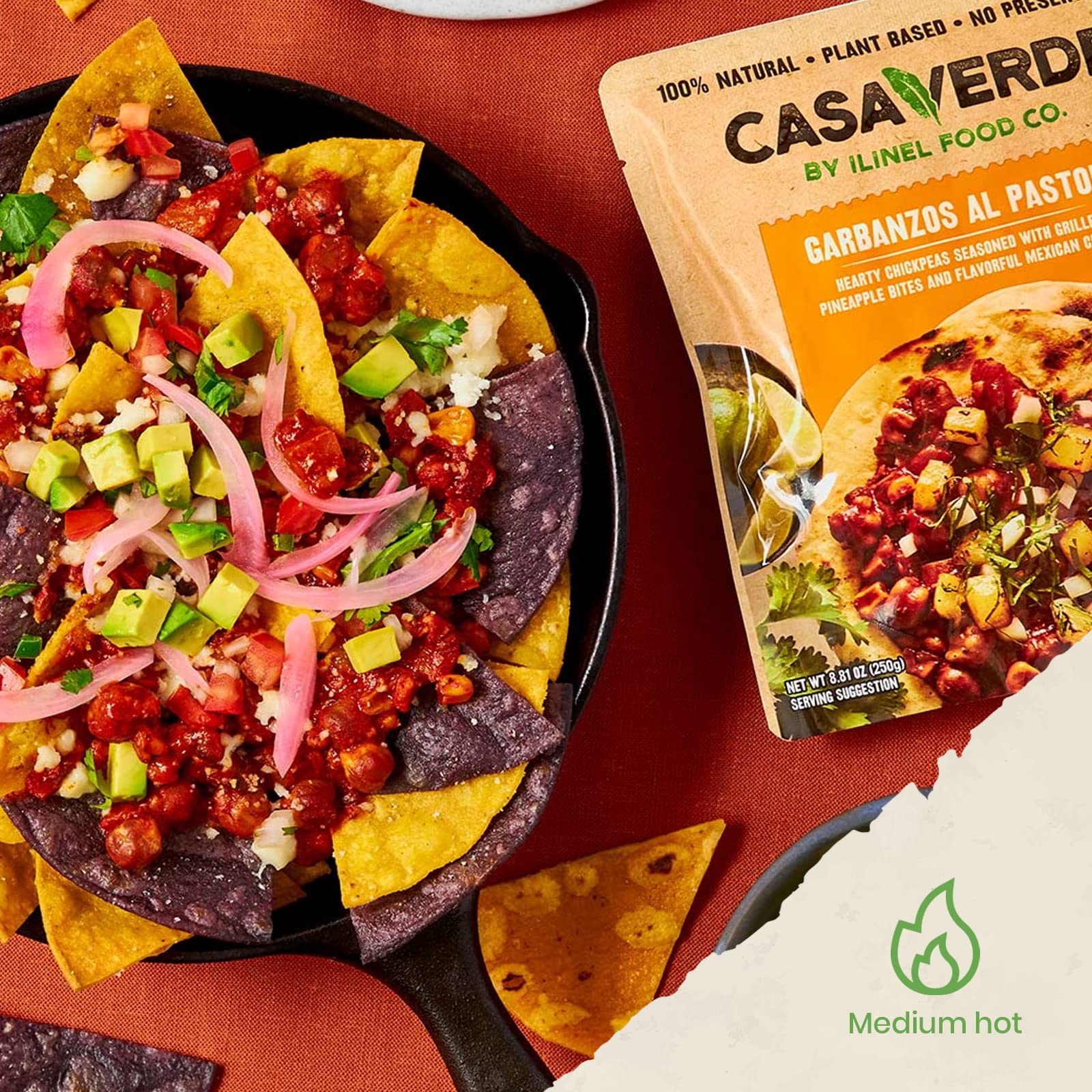 Snapklik.com : Casa Verde Mexican Garbanzos Al Pastor, 100% Natural Food