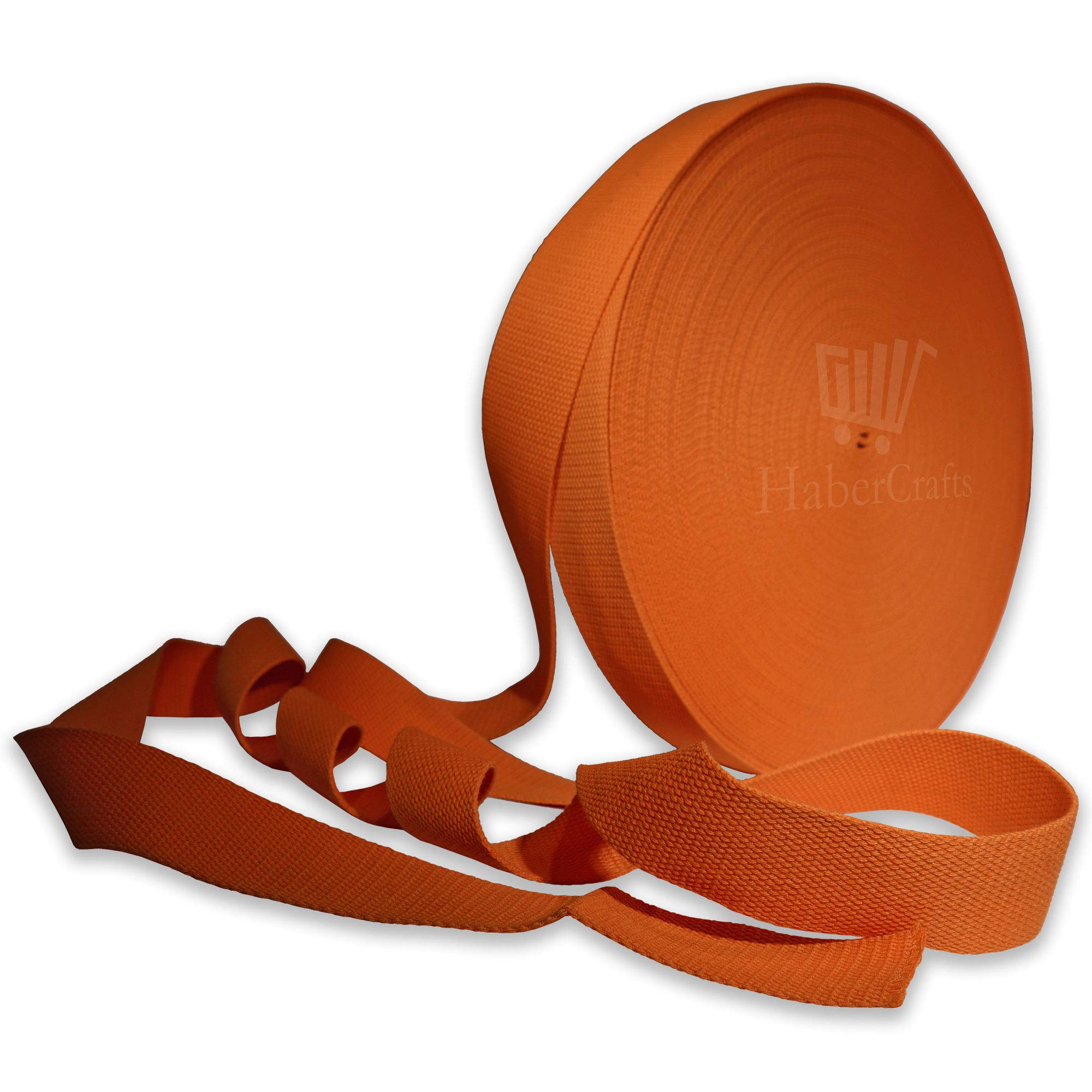Orange 38mm Cotton Webbing Tape Strapping 1.5 Inch Belt Strap Bag ...