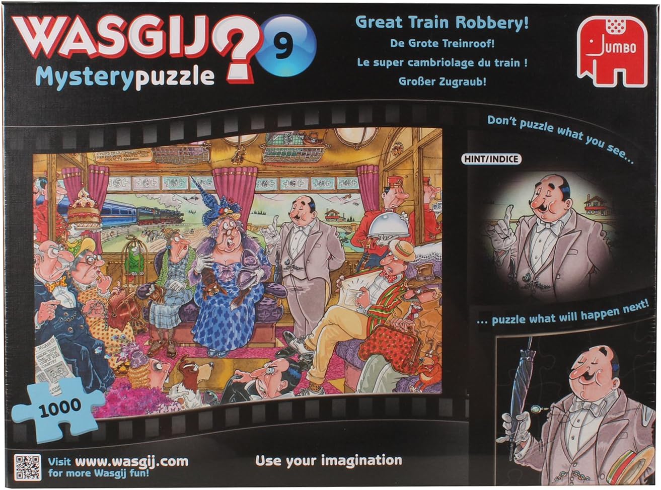 Wasgij 1000 Piece Mystery 9 The Great Train Robbery Jigsaw Puzzle by ...
