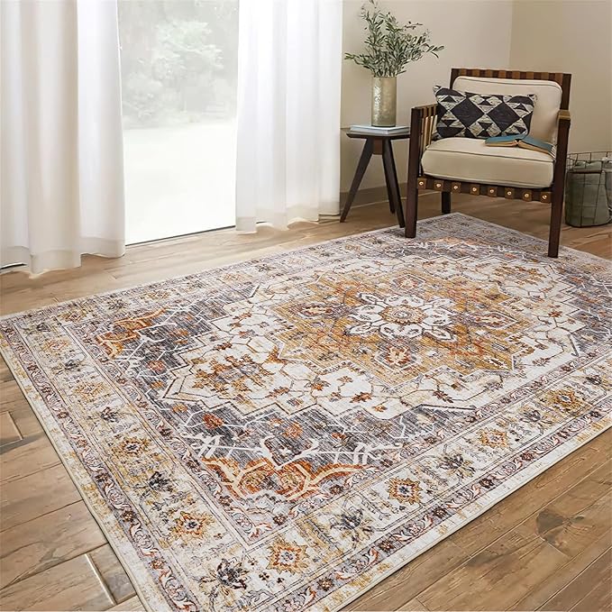 Amazon.com: befbee 9x12 Area Rugs for Living Room,Ultra-Thin Washable ...