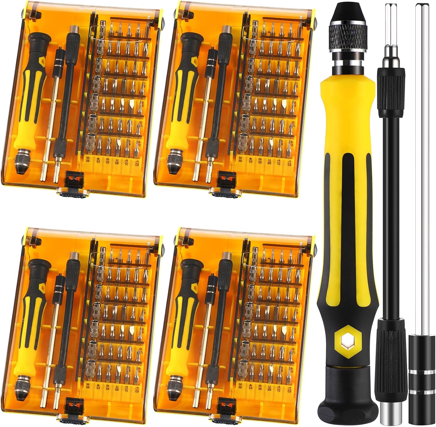 Amazon.com: WILLBOND 4 Sets 45 in 1 Mini Screwdriver Set with ...