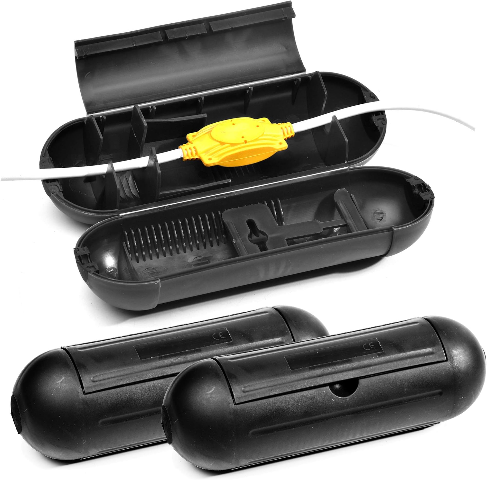 CordSafe Plus Extension Cord Plug Connection Protective Safety Cover ...