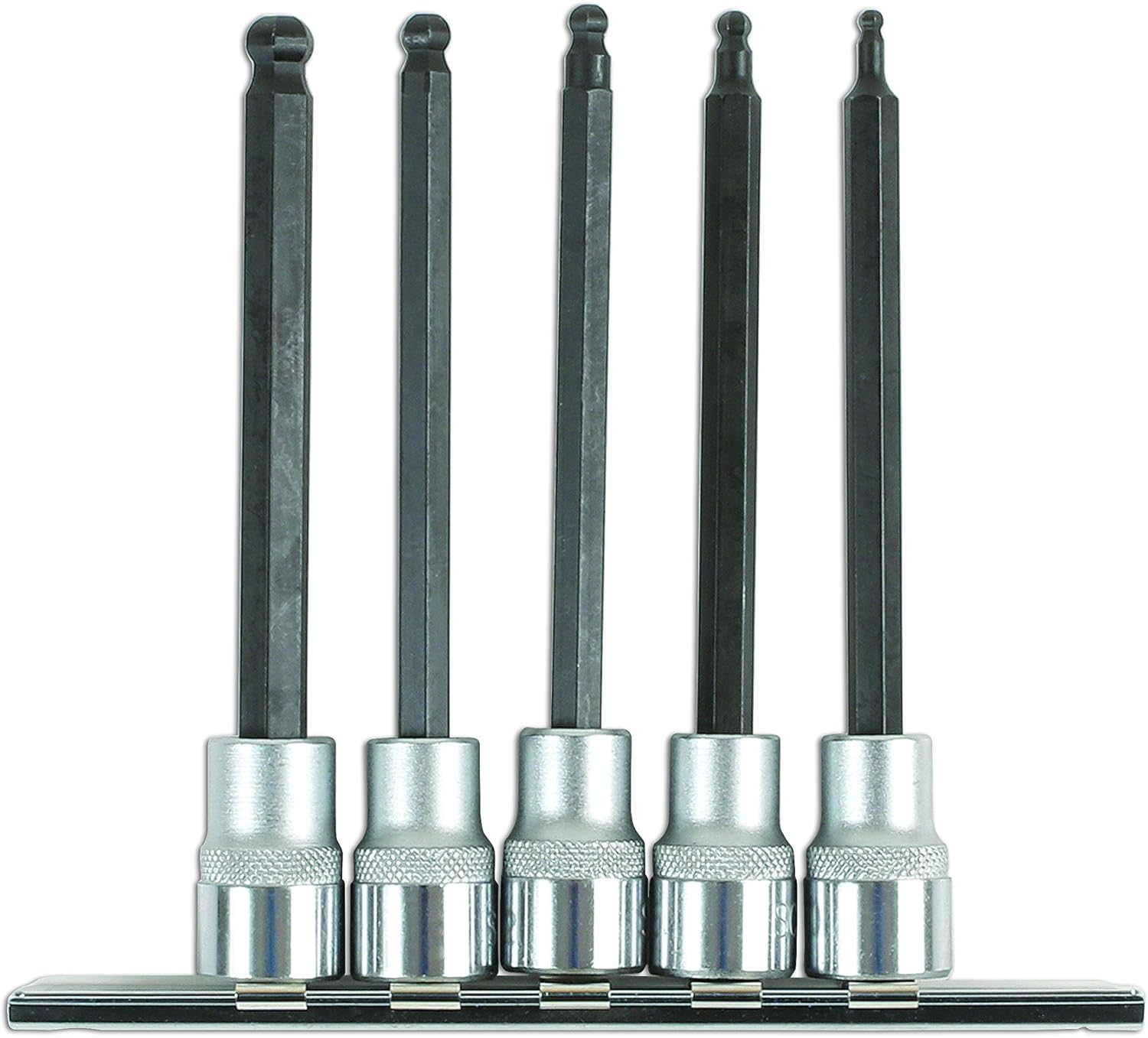 Laser 6765 Long Ball End Hex Socket Bit Set 3/8"D 5pc - Amazon.com