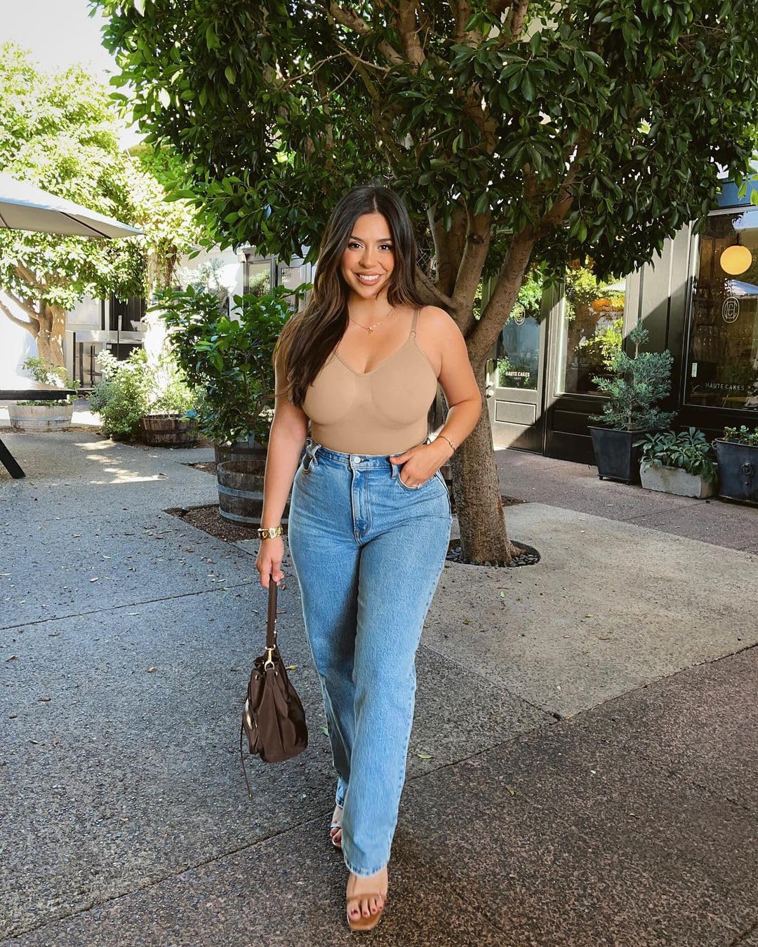 Snapklik.com : Womens Two Piece Bodysuit V Neck Sleeveless Slim Full ...