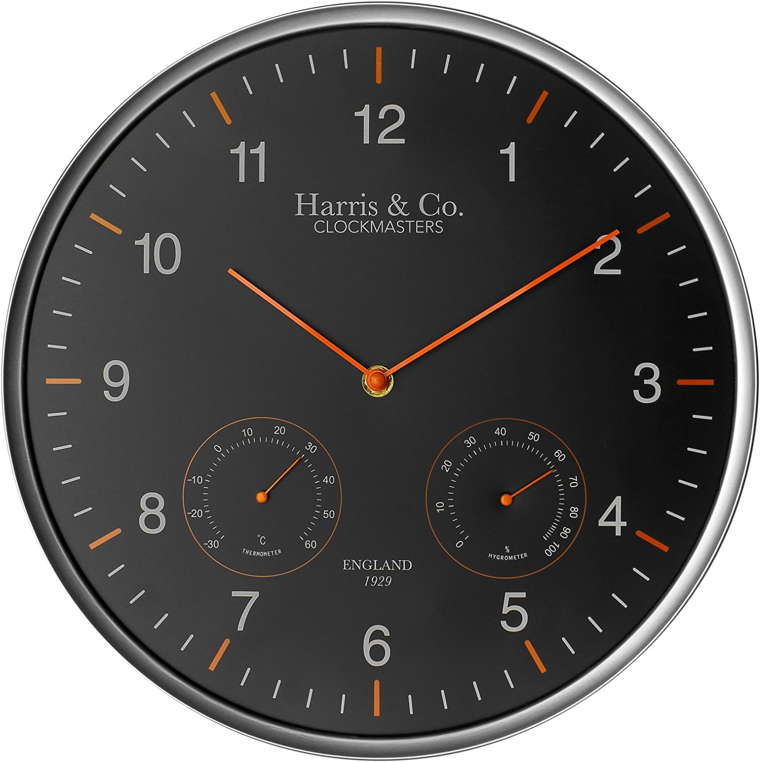 Buy Harris & Co. Clockmasters Premium Luxury Wall Clock with ...