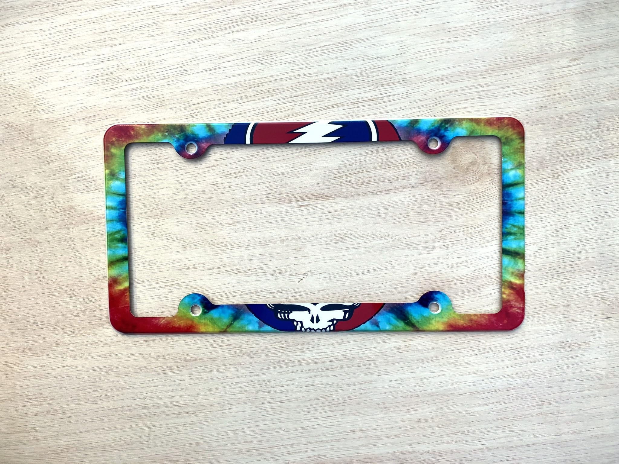 Amazon.com: Steal Your face Decorative License Plate Frame tie dye Car ...