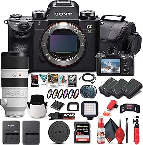 Amazon.com : Sony Alpha a9 II Mirrorless Digital Camera (Body Only) (ILCE9M2/B) + Sony FE 70 ...