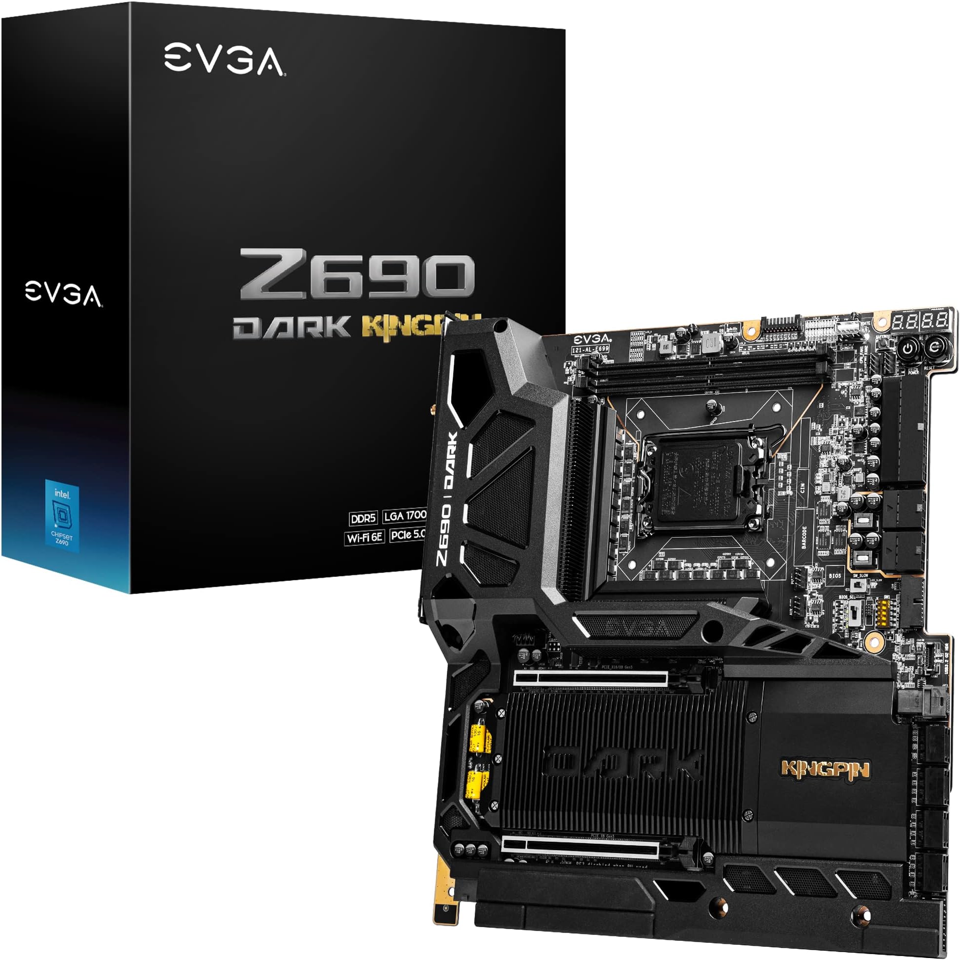 Amazon.com: EVGA Z690 DARK K|NGP|N, 121-AL-E699-KR, LGA 1700, Intel ...