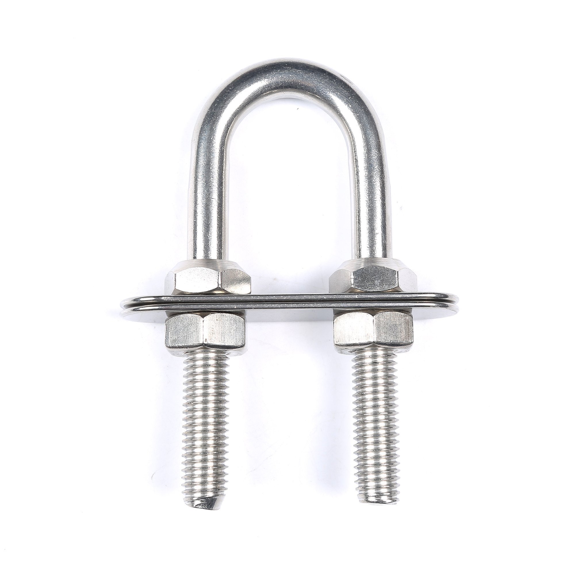 Snapklik.com : Boat Stern Bow Eye U Bolt Tie Down Marine Stainless 3-3/ ...