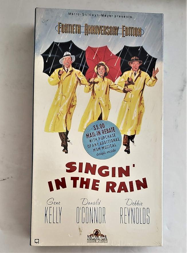 Singin' in the Rain [VHS] : Gene Kelly, Donald O'Connor, Debbie ...