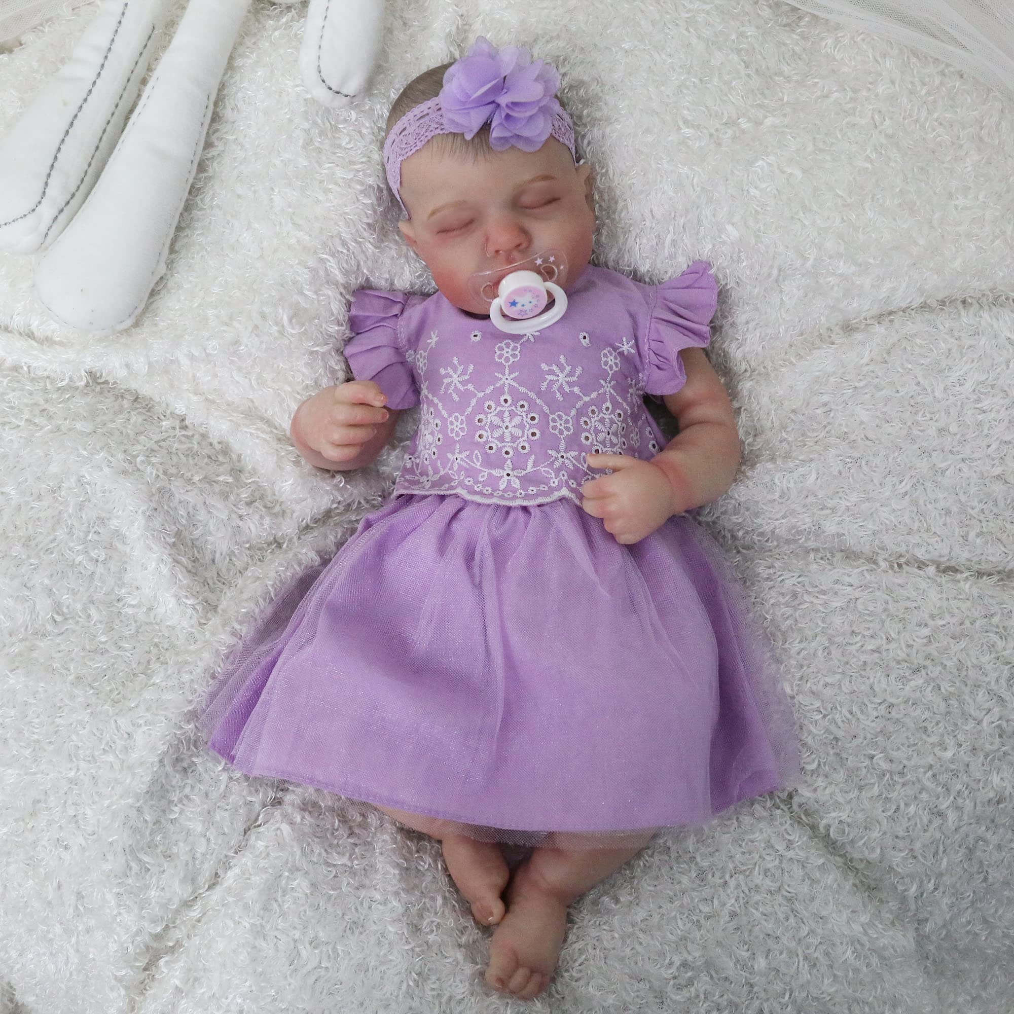 WOOROY Realistic Reborn Baby Dolls - 20 Inch Lifelike Sleeping Baby ...