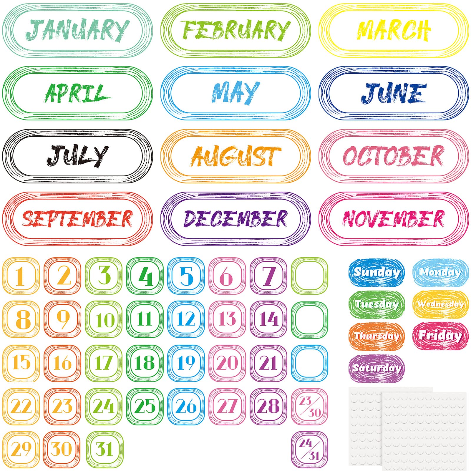 Buy 55 Pcs Classroom Bulletin Board Set Teacher Numbers Bulletin Board ...