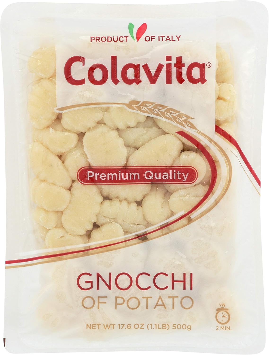 Amazon.com : Colavita GNOCCHI (with Potato) 500g (1.1Lb) Package ...