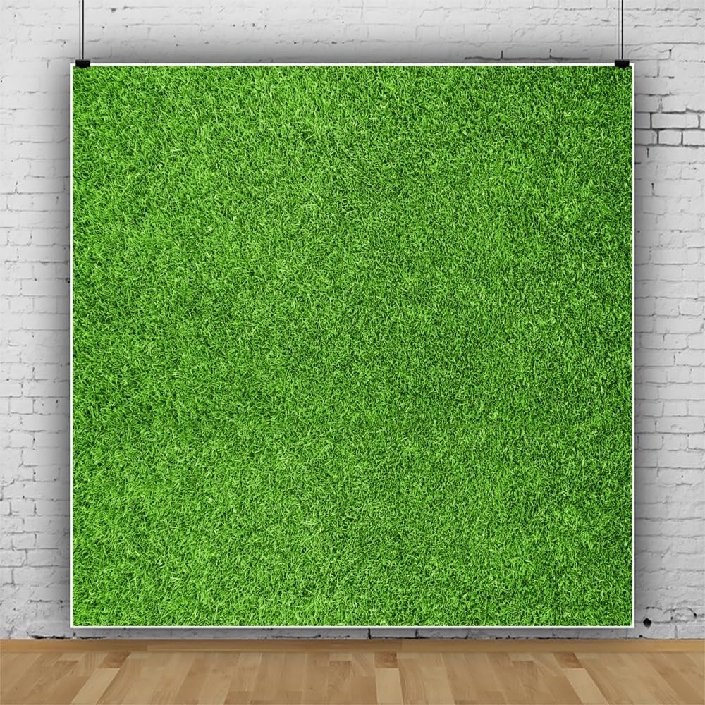 Amazon.com : Pnylzzyxh 8x8ft Grass Greenery Backdrop Green Leaves ...