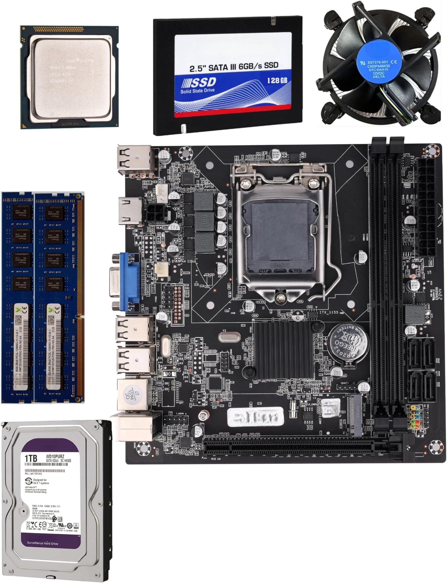 Amazon.in: Buy PreSolve| H61 Motherboard Combo/Kit with i7-3770 ...