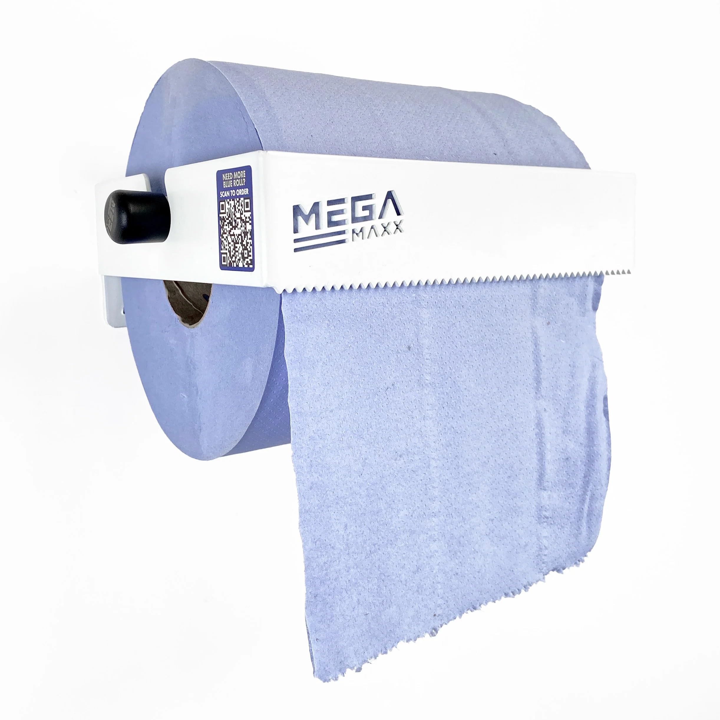 MegaMaxx Tear Away Blue Roll and Paper Towel Holder - Industrial Tissue ...