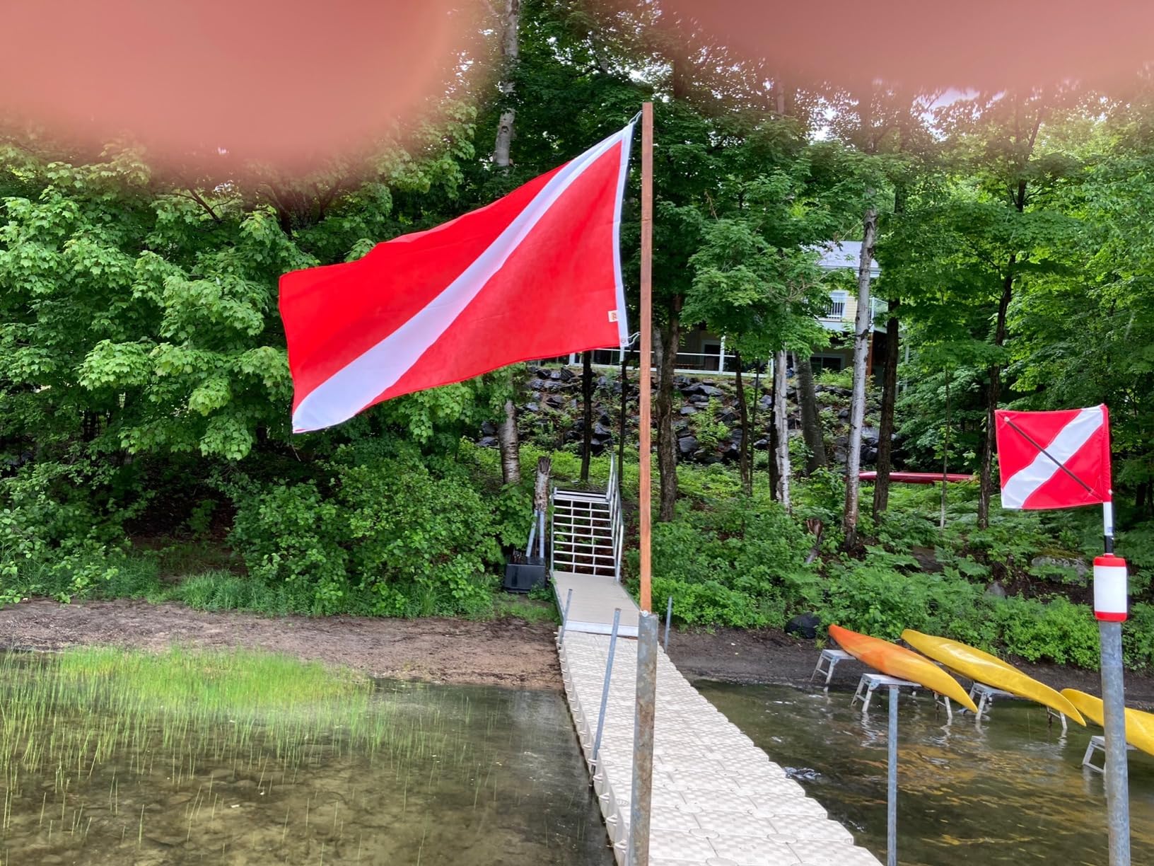 AZ FLAG - Scuba Diving Flag 3' x 5' - Underwater Diving Flags 90 x 150 ...