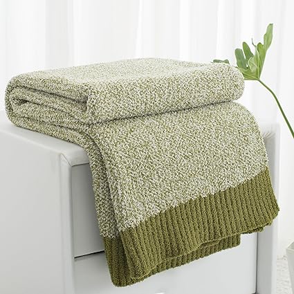 Amazon.com: Carriediosa Heather Throw Blanket 50" X 60", 400GSM Ultra ...