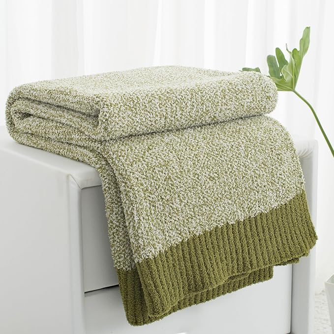 Amazon.com: Carriediosa Heather Throw Blanket 50" X 60", 400GSM Ultra ...