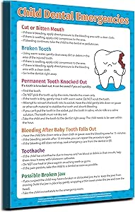 Amazon.com : Safety Magnets ZOCO – Kids Dental Emergencies Posters (20 ...