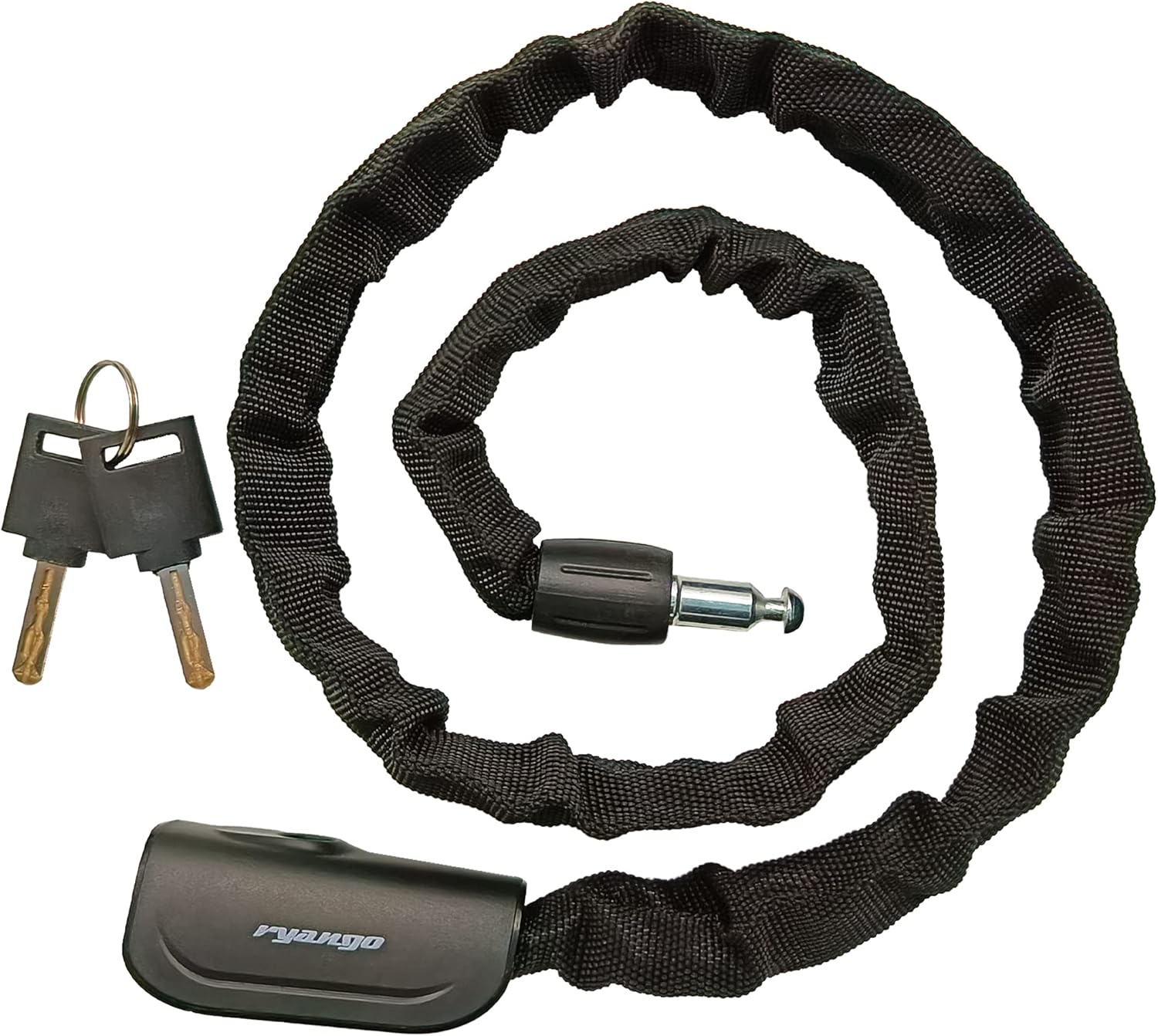 Amazon.com: RYANGO Bike Chain Lock, Bike Locks Heavy Duty Anti Theft, Bicycle Lock with 2 Keys ...
