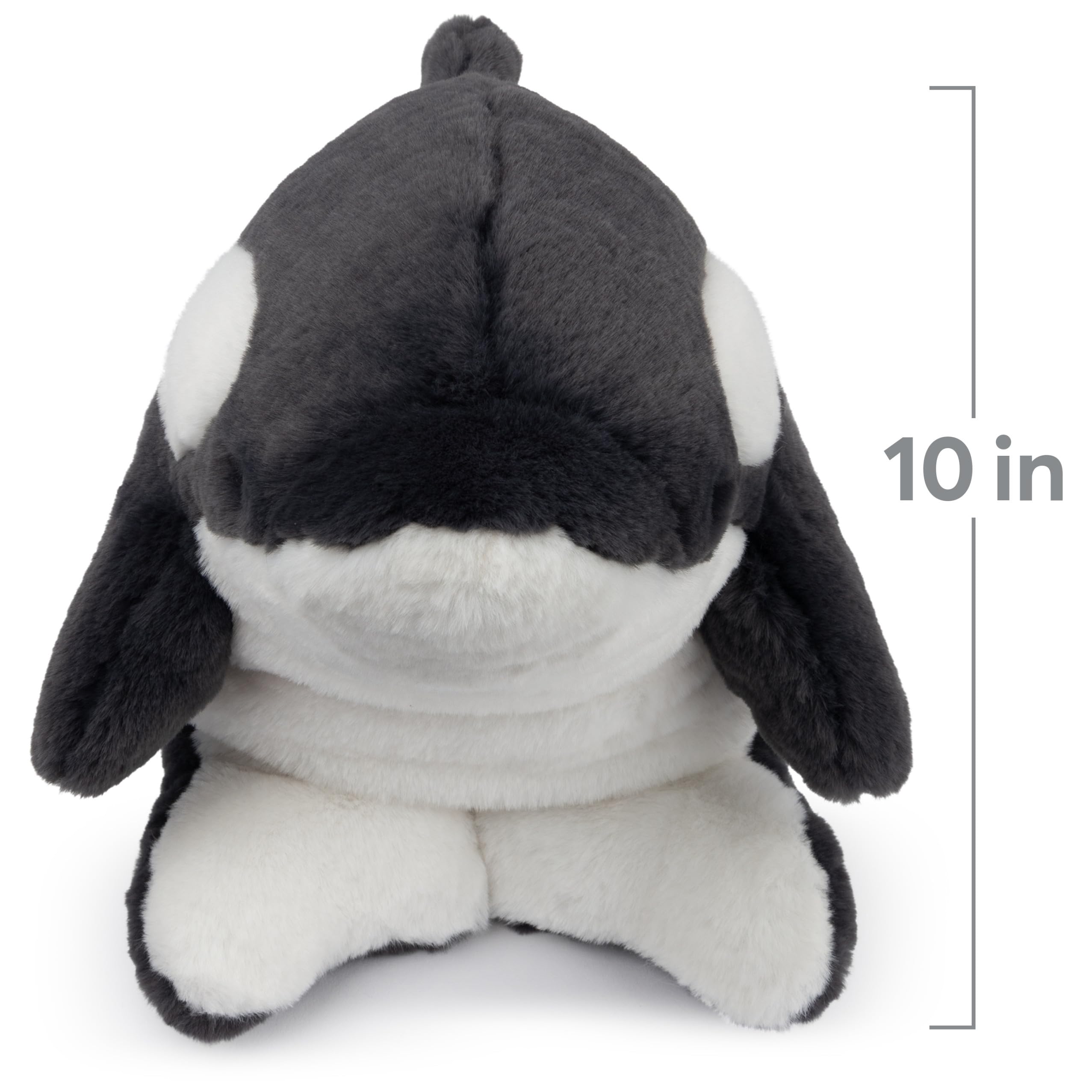 Snapklik.com : Flynn Orca Whale Plush, Premium Whale Stuffed Animal For Ages 1 And Up, Black ...