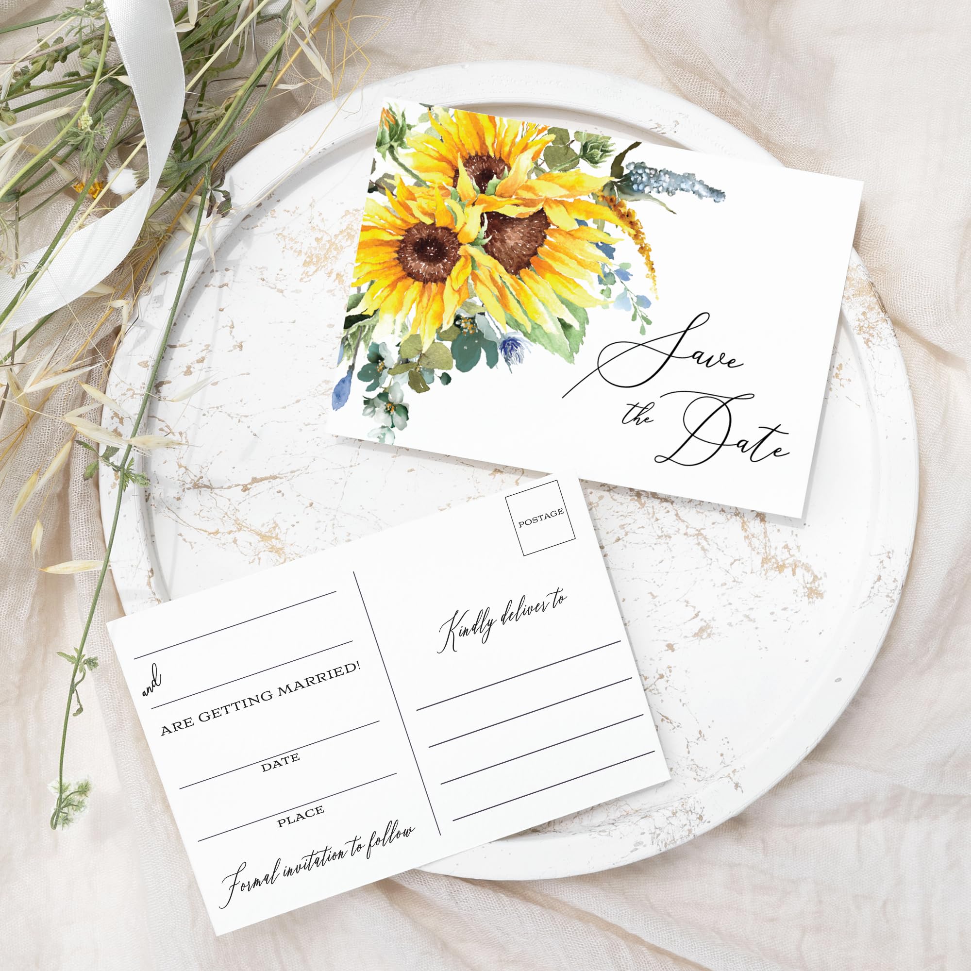 Girasol-guarda La Fecha Centro De Mesa Girasol Teleflora