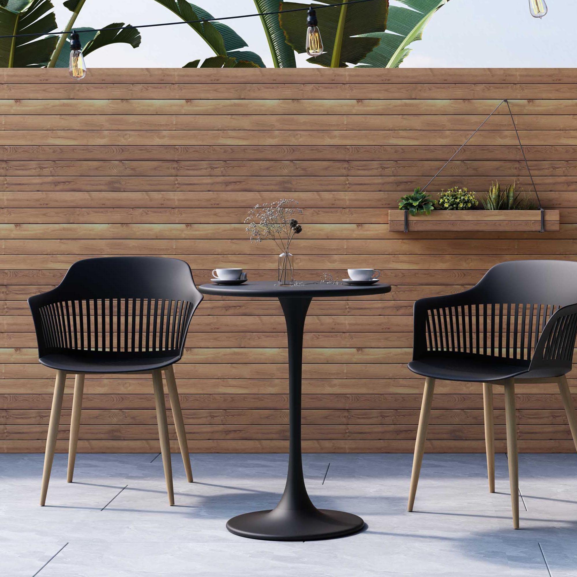 Jamesdar Kurv Kitchen Table, Black