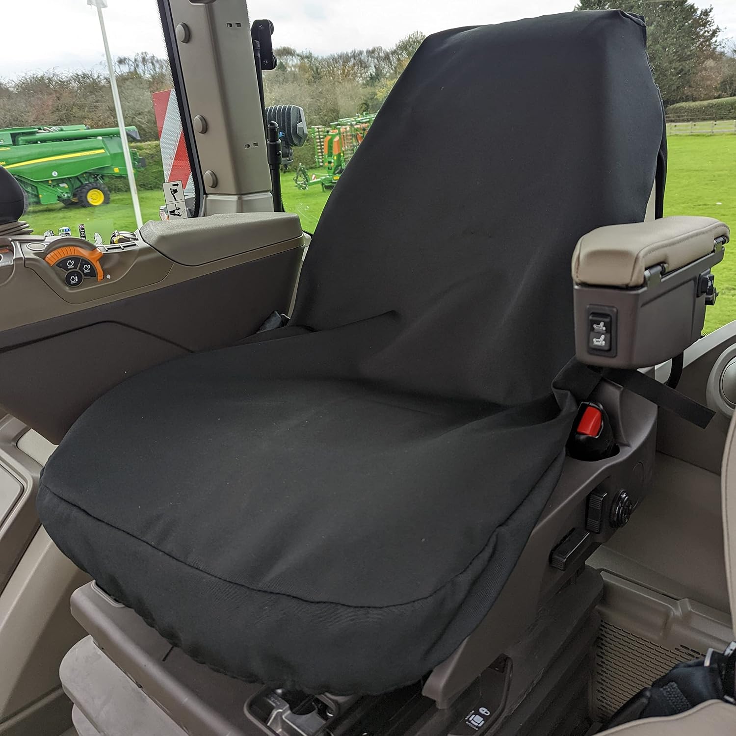 Medium and Large Tractor Seat Cover - Waterproof - Heavy-Duty - Fits ...