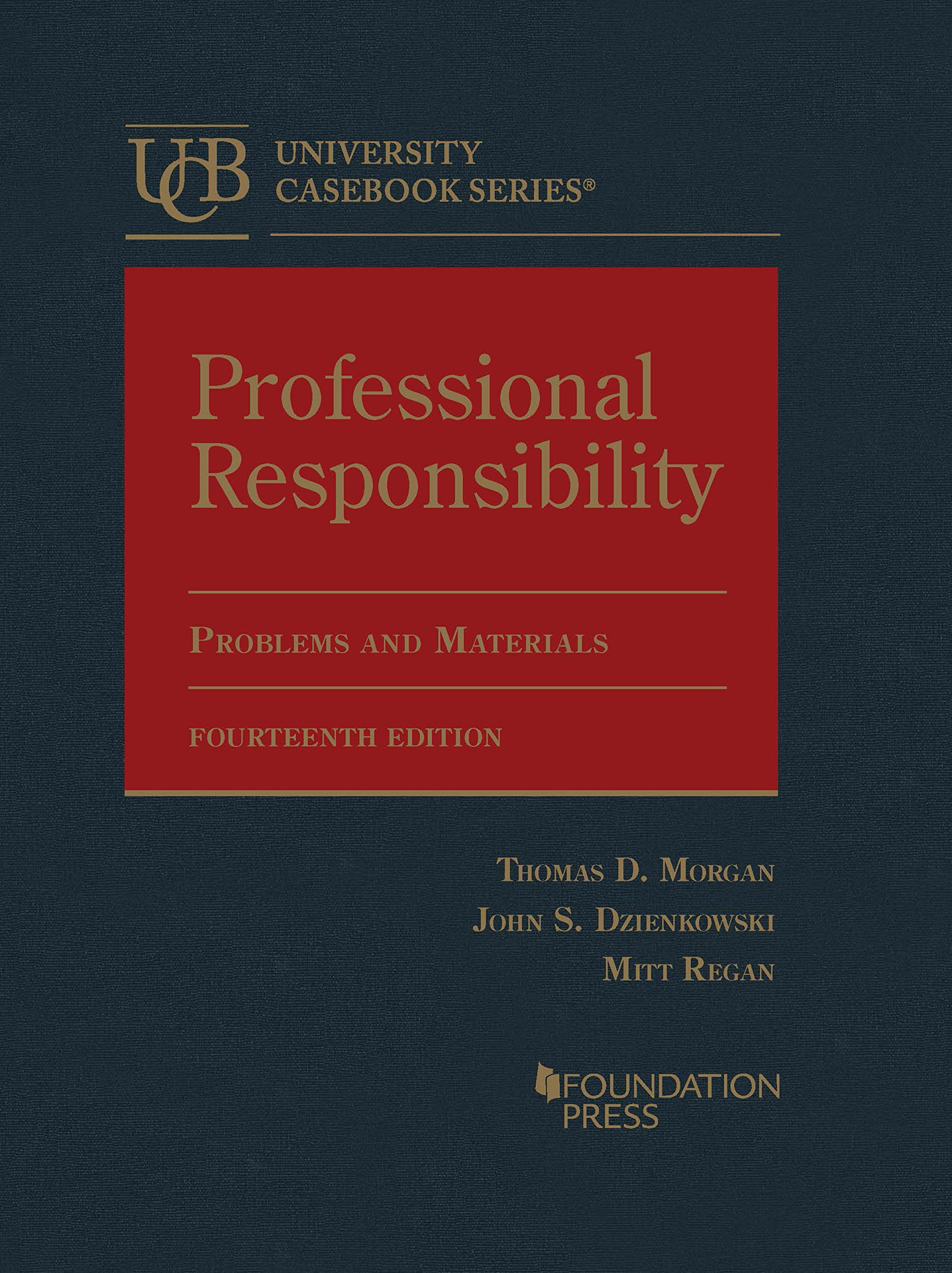 Amazon.com: Professional Responsibility, Problems and Materials ...