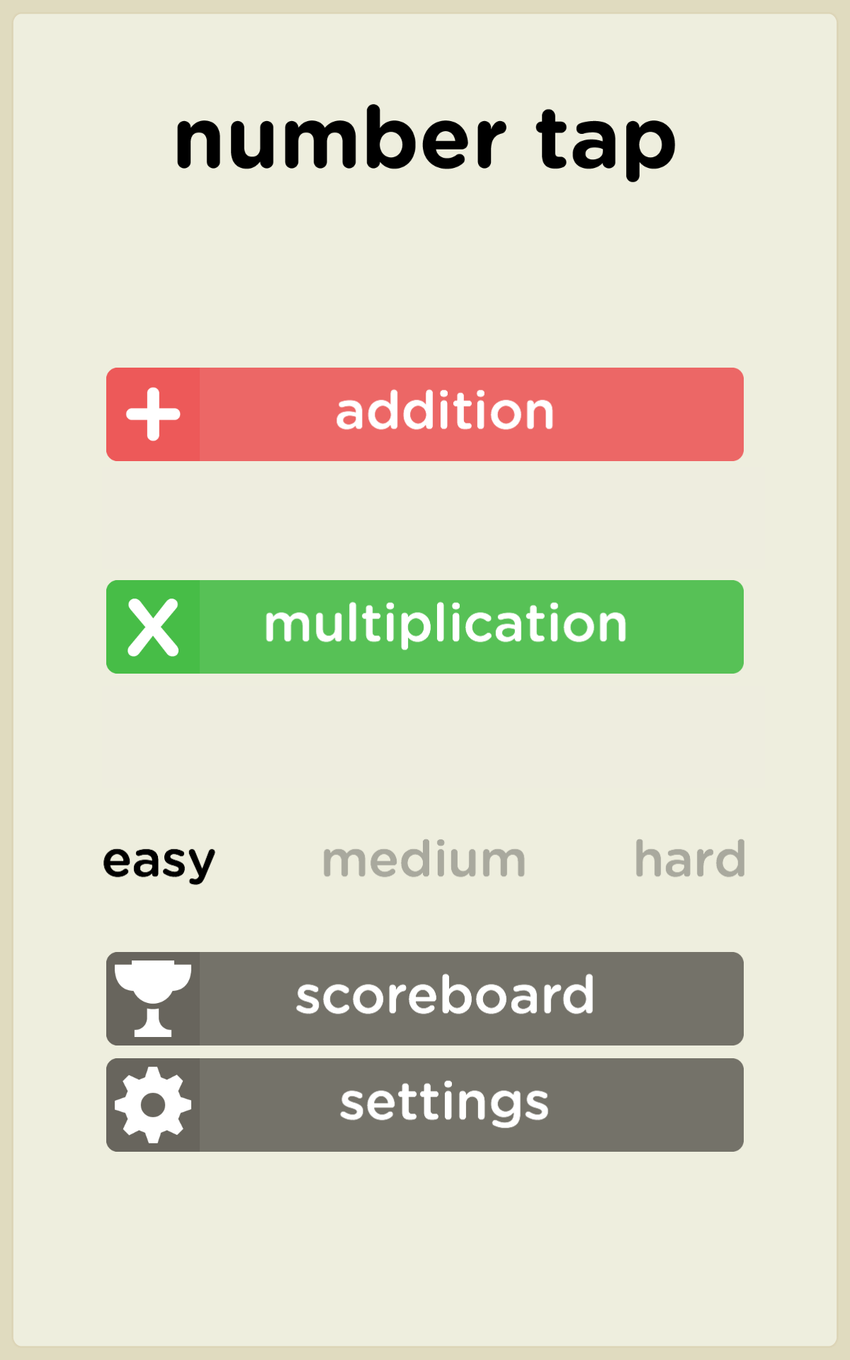 Number Tap Lite - App on Amazon Appstore
