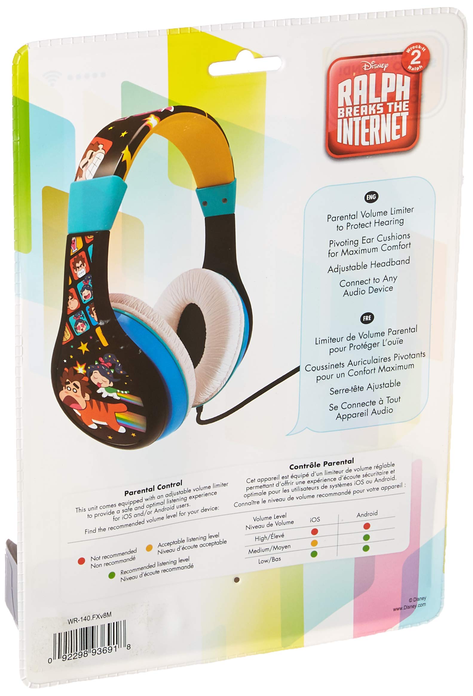 Buy Ralph Breaks The Internet Headphones for Kids with Built in Volume ...