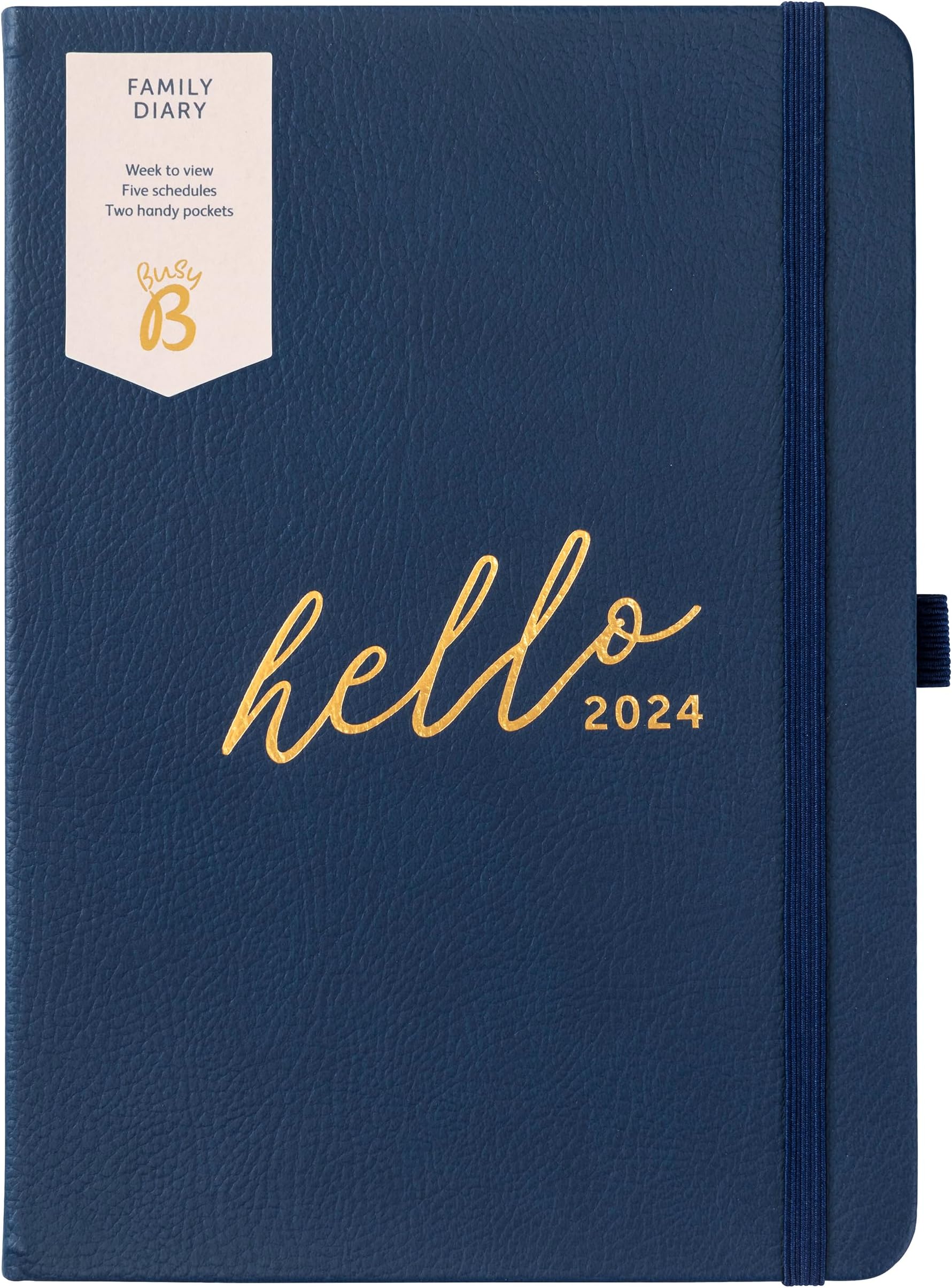 Busy B 2025 A5 Family Diary - Weekly Planner with 5 Schedules, Light ...