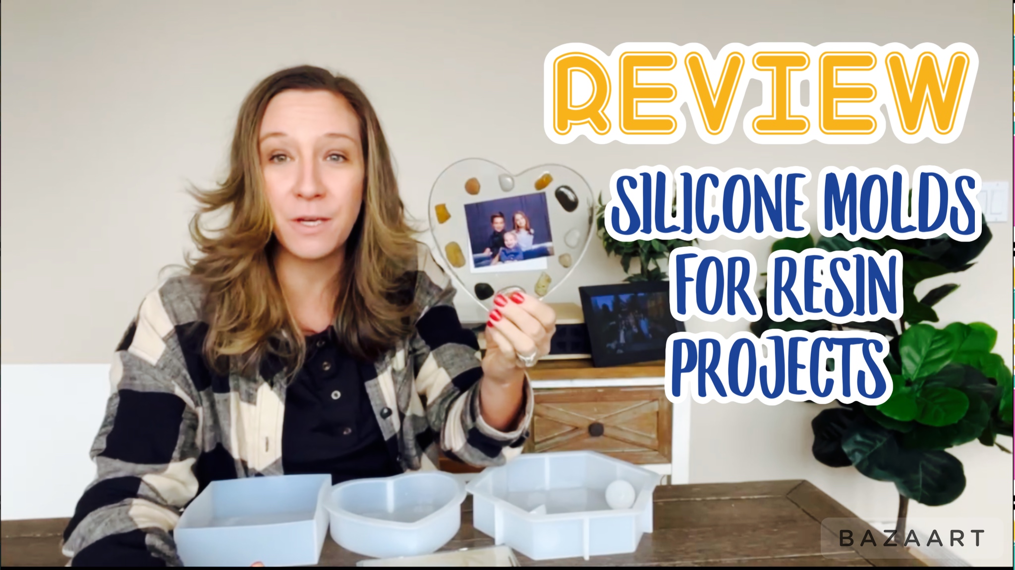 Watch Watch me make this beautiful resin project- silicone molds on ...
