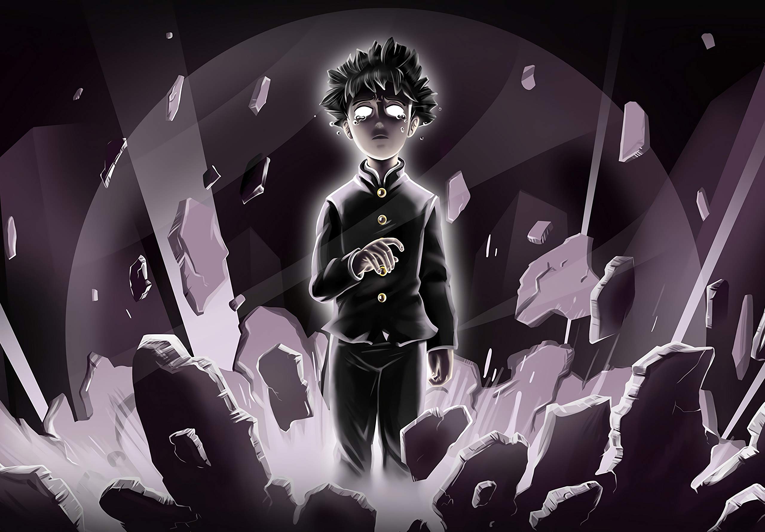Shigeo Kageyama Poster Mobu Anime Art Print Shigeo Kageyama Artwork ...